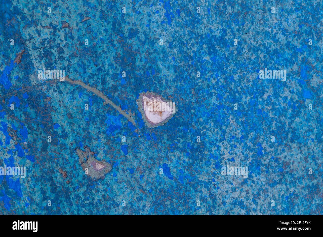 Blue Painted Damaged Old Plastic Background Stock Photo - Alamy