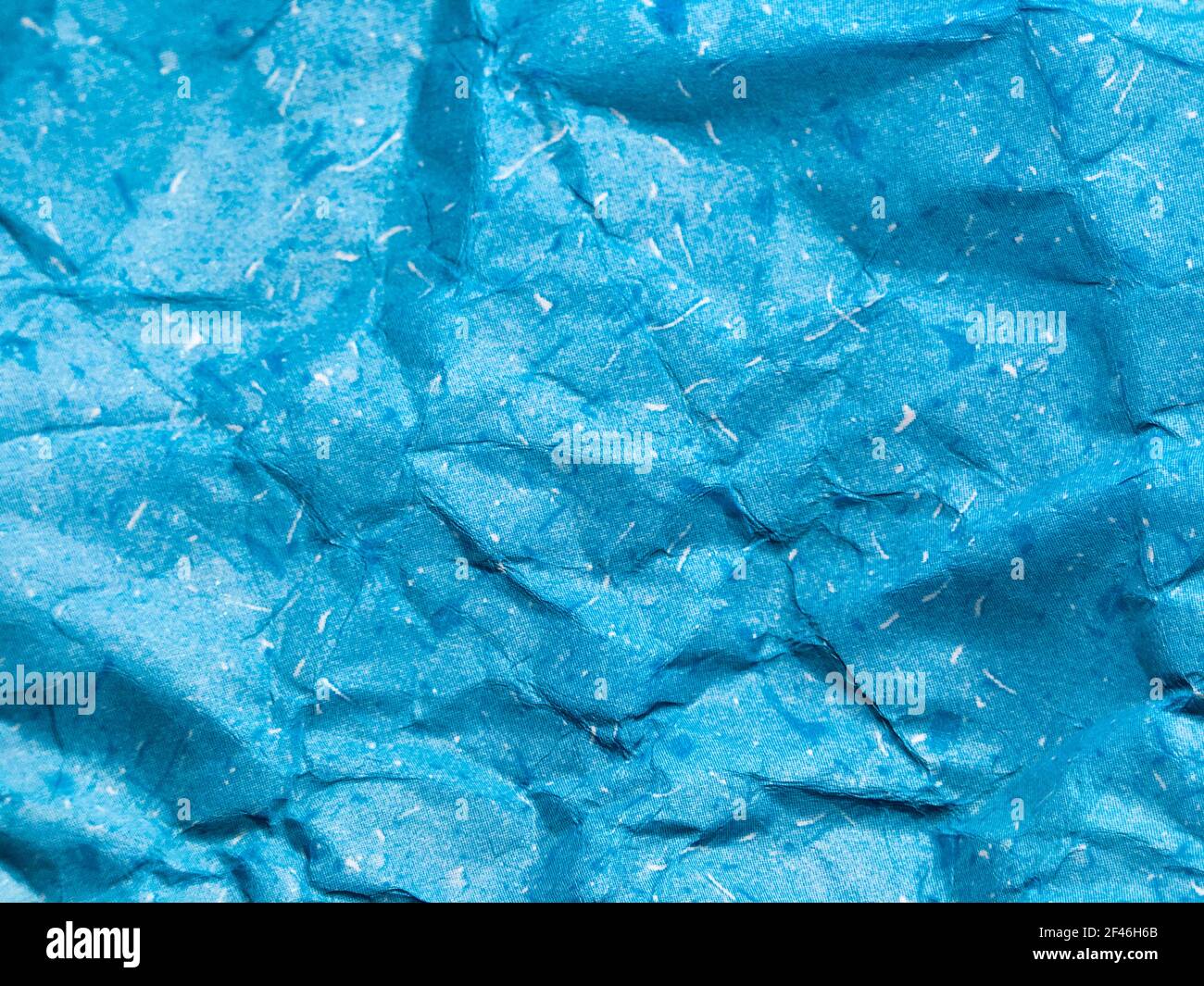 Texture of blue crumpled paper background for design Stock Photo - Alamy