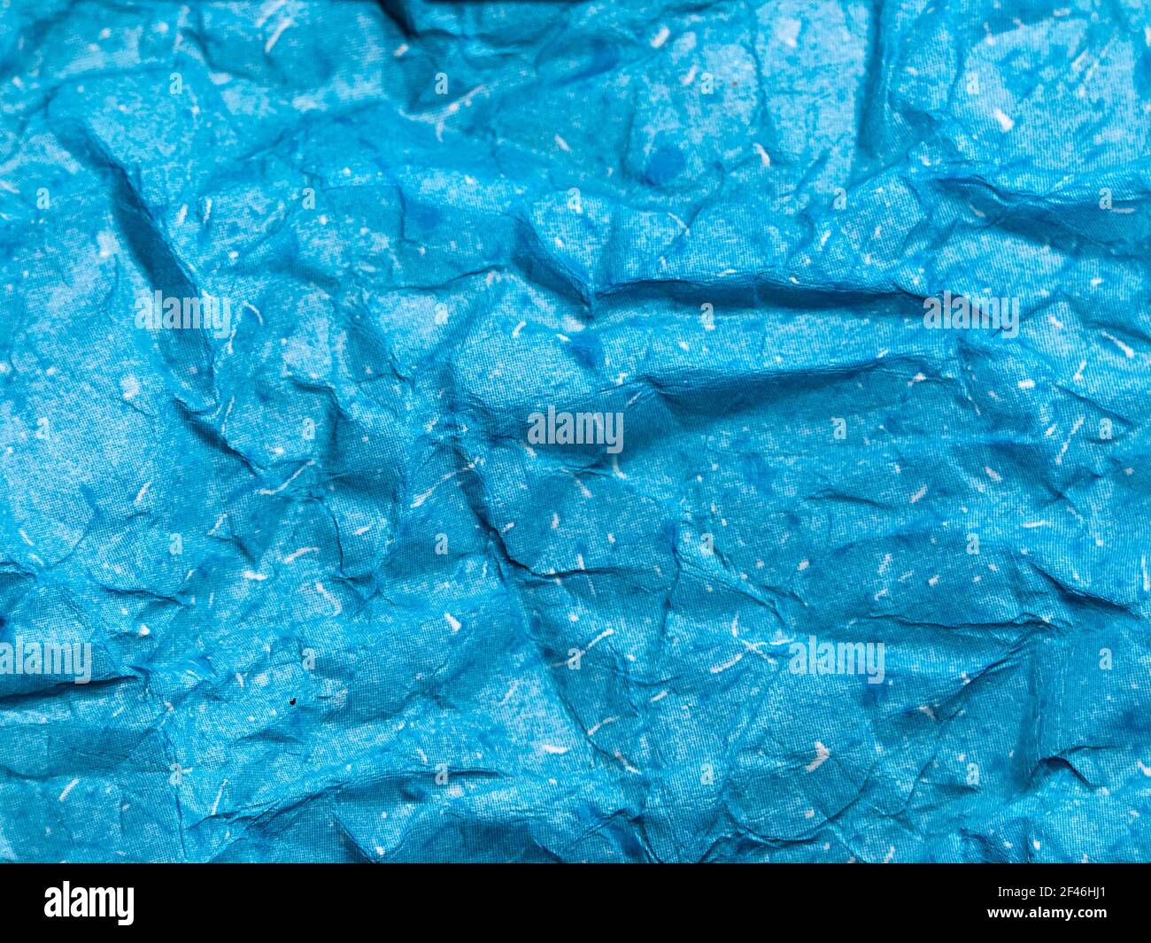 Texture of blue crumpled paper background for design Stock Photo - Alamy