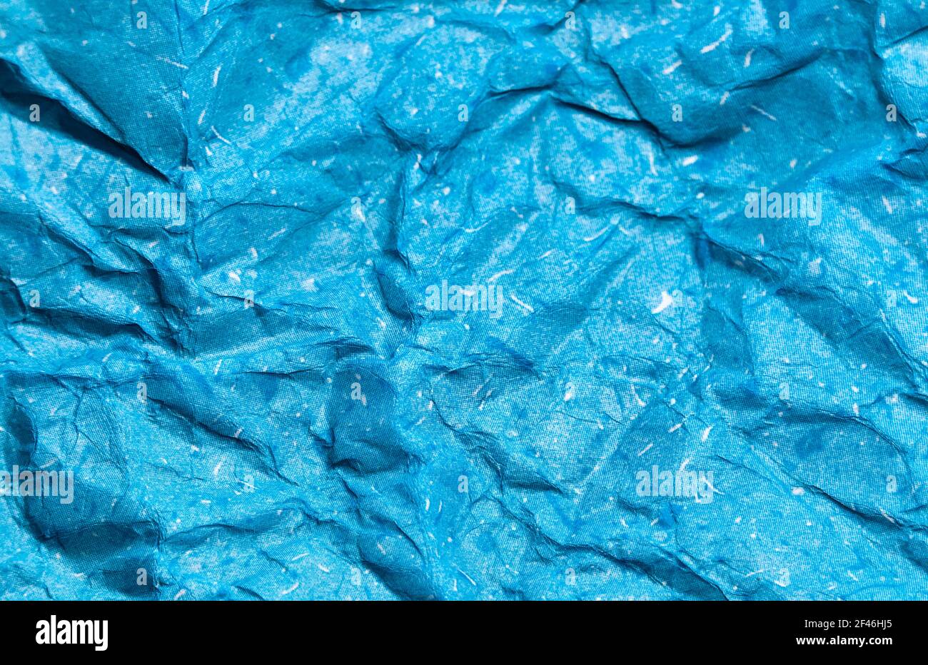 Texture of blue crumpled paper background for design Stock Photo - Alamy