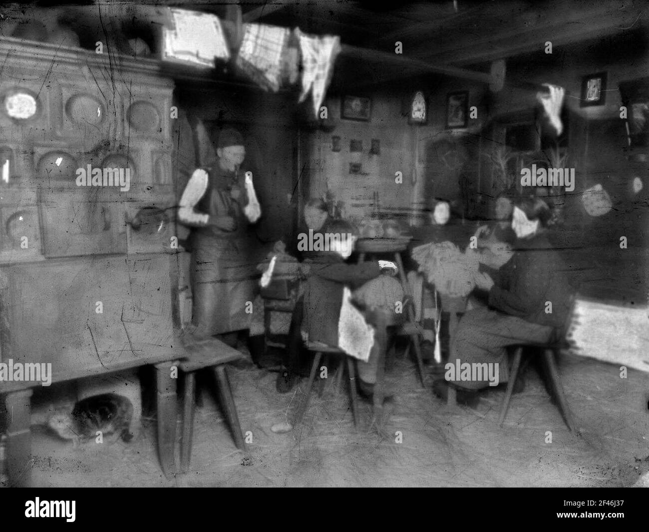 Everyday life in the living room Stock Photo - Alamy