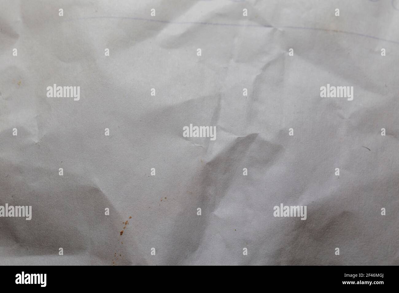 White Wrinkled Plain Paper Background Stock Photo - Alamy