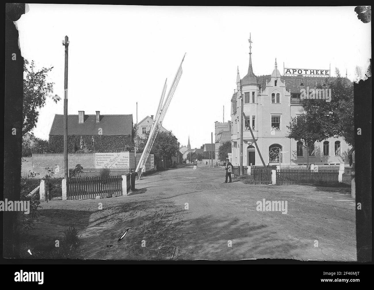 Town pharmacy Black and White Stock Photos & Images - Alamy