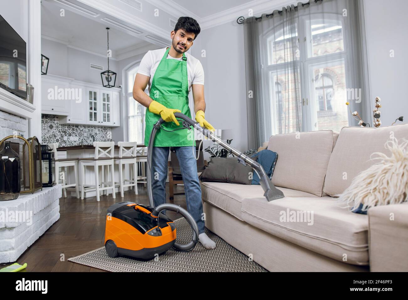 Indian housework cleaning hi-res stock photography and images - Alamy