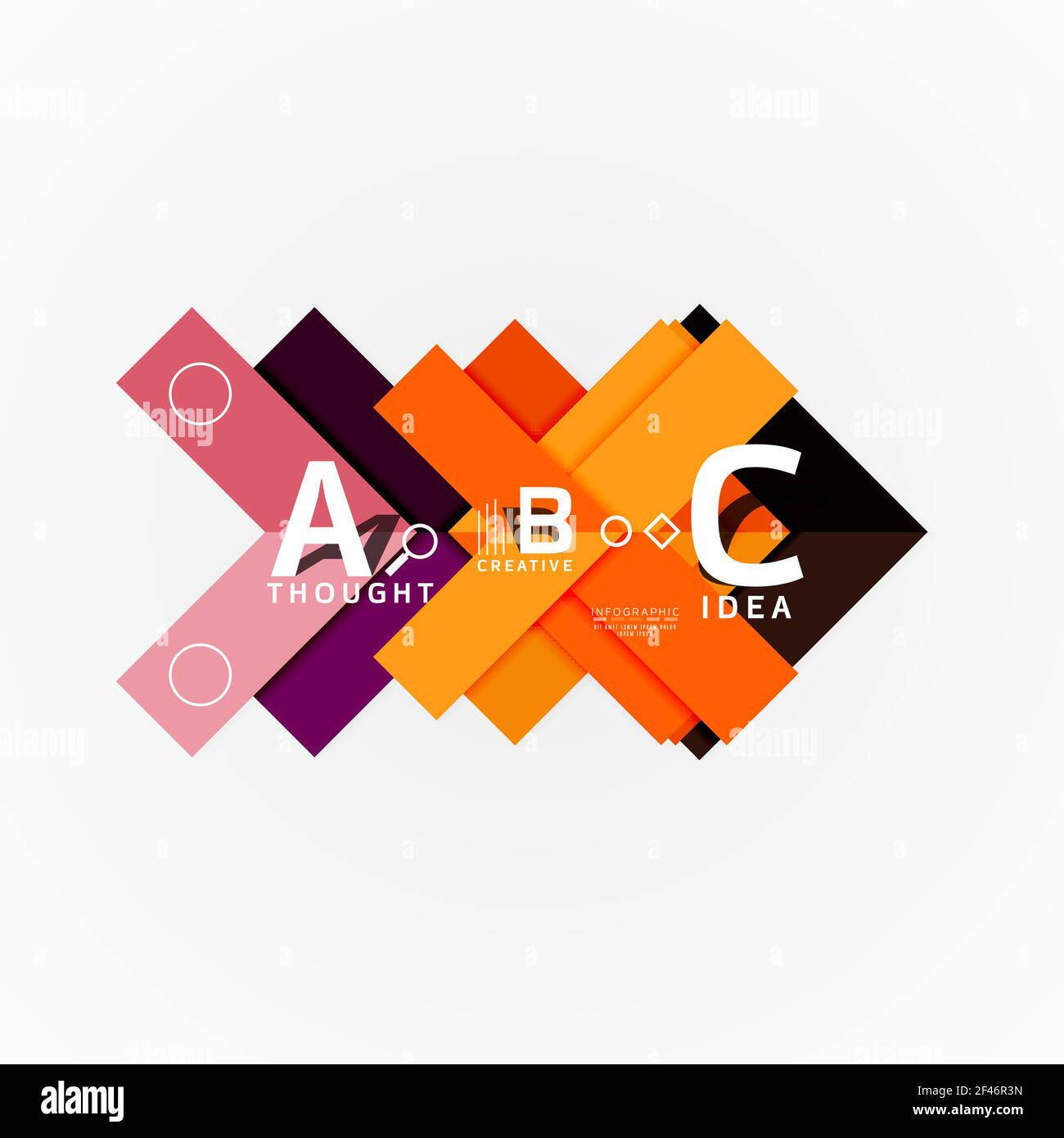 Geometric design abstract option infographics. Geometric design ...