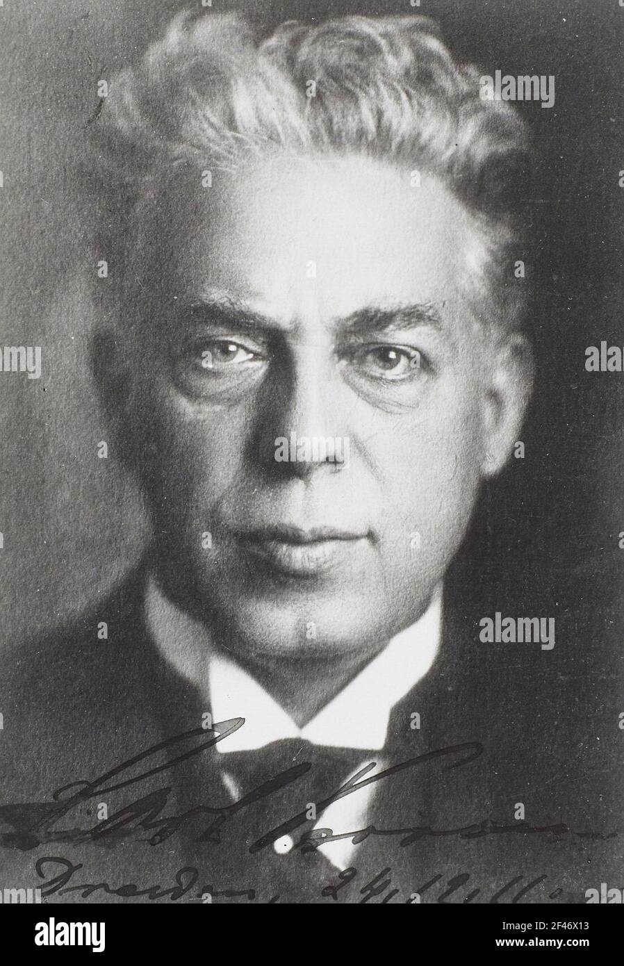 Portrait of the singer Karl Perron Stock Photo - Alamy