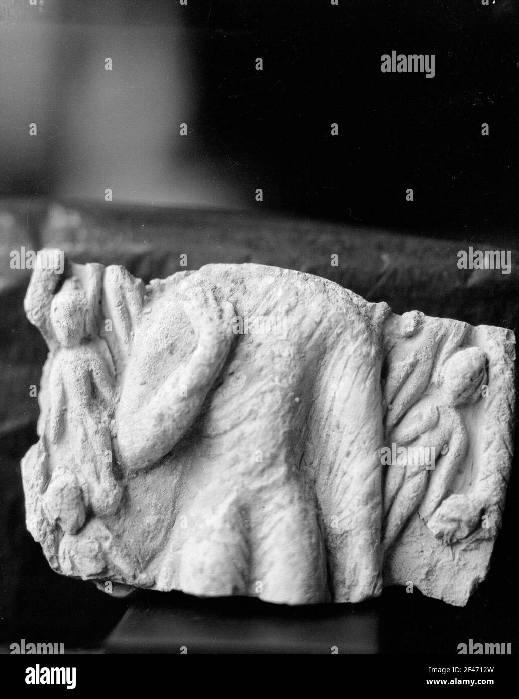 Dandan-Oilik (Taklamakan). "Sprouting Buddha". Relief from the parivara ...