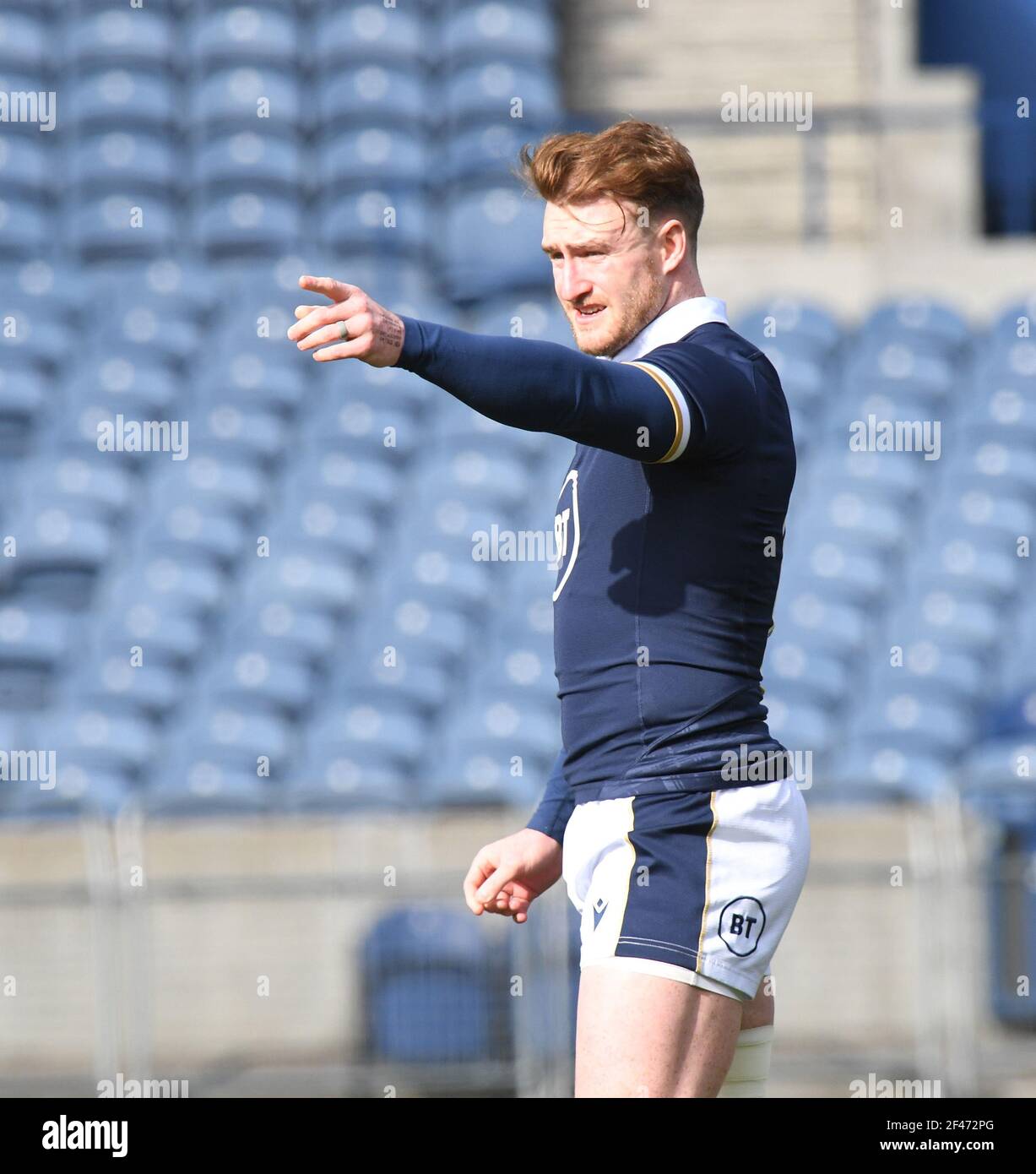 BT Murrayfield Stadium, Edinburgh, Scotland, UK. 19th Mar, 21. Guinness ...