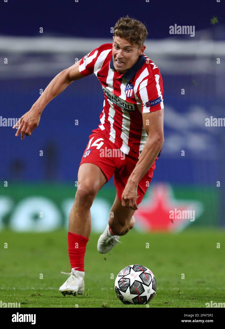 Marcos Llorente of Atletico Madrid - Chelsea v Atletico Madrid, UEFA ...