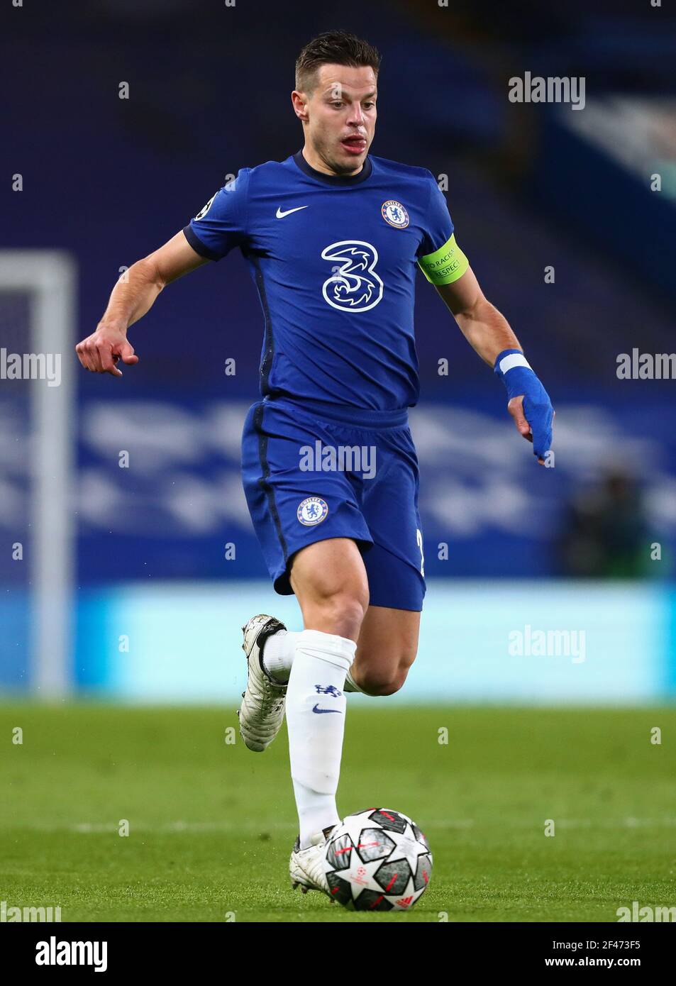Cesar Azpilicueta of Chelsea - Chelsea v Atletico Madrid, UEFA ...
