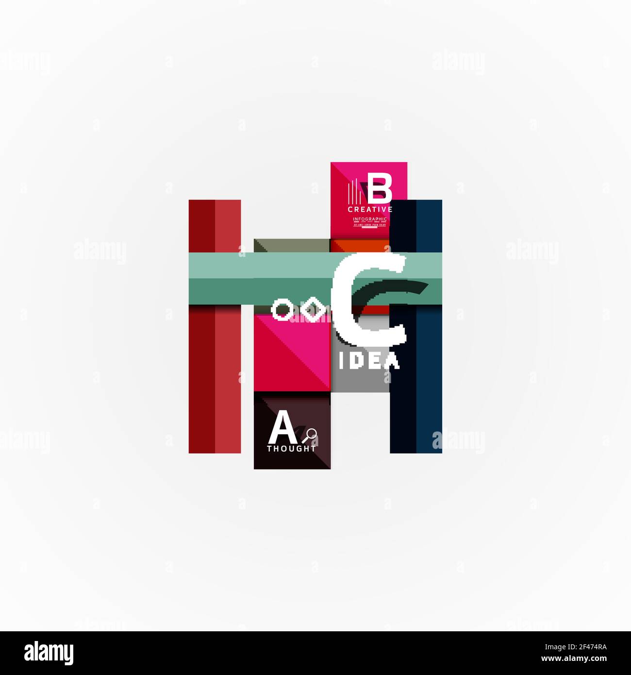 Paper option steps diagram infographic layout. Paper option steps ...