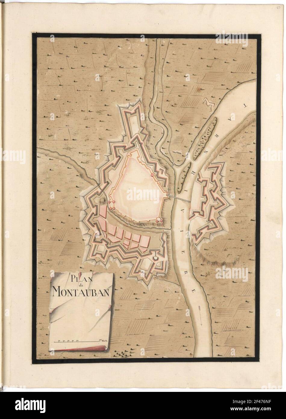 Map of Montauban Stock Photo - Alamy