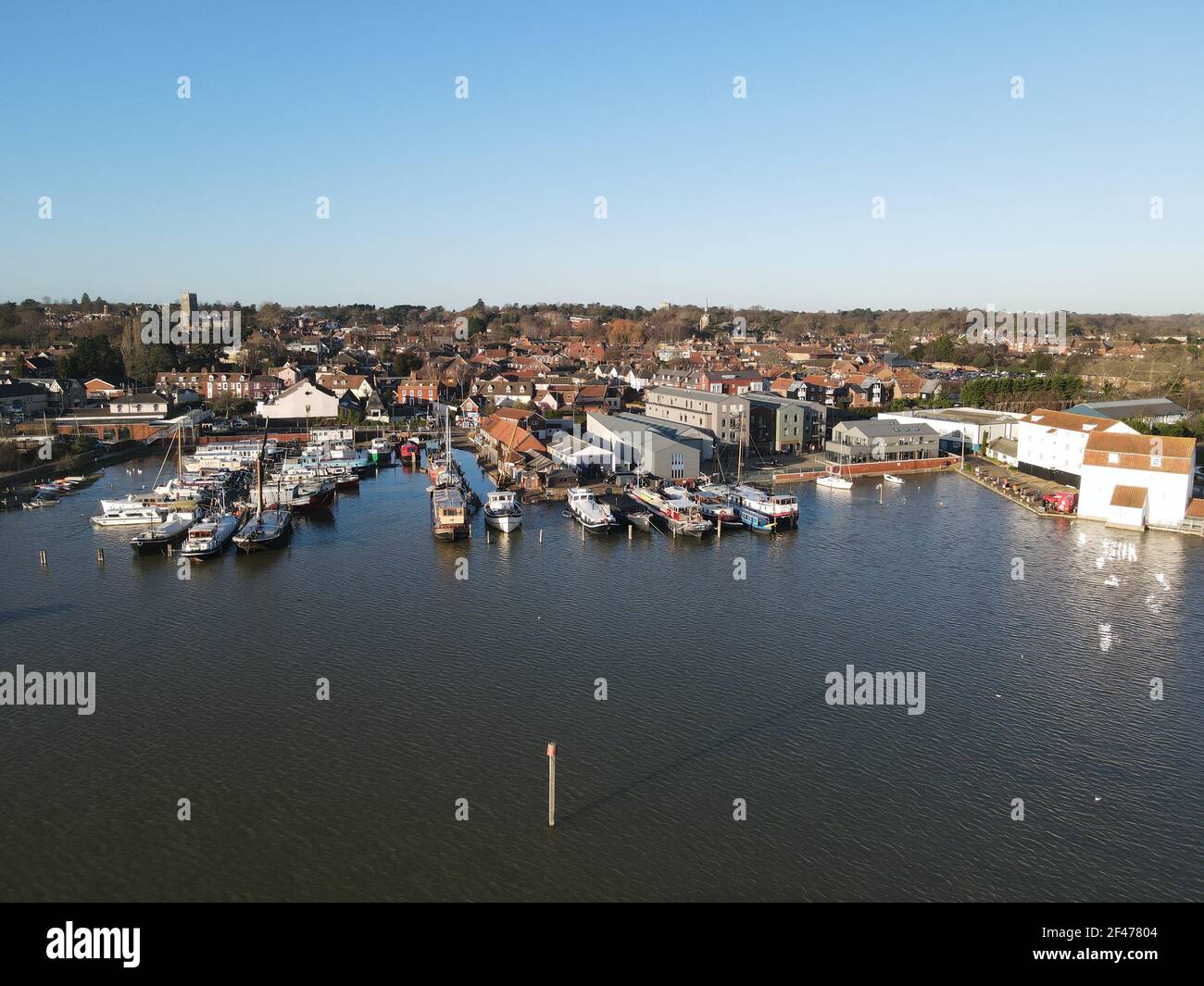 Woodbridge marina suffolk england uk hi-res stock photography and ...