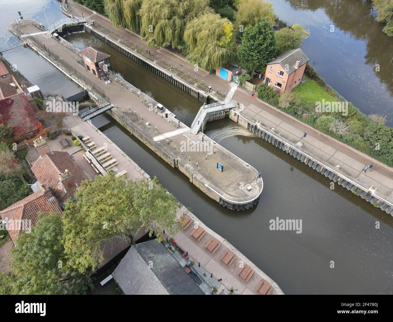 River trent aerial hi-res stock photography and images - Alamy