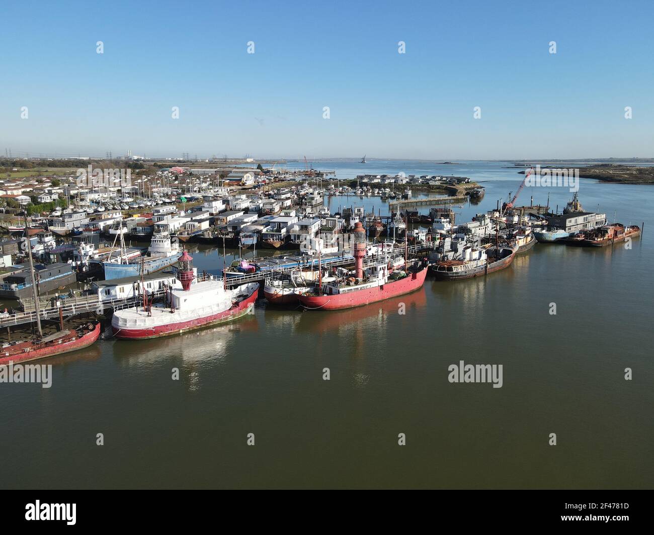 Medway aerial hi-res stock photography and images - Alamy