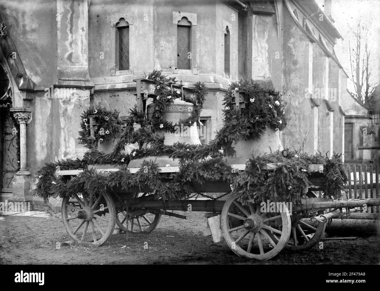 Cart with new bell Stock Photo - Alamy