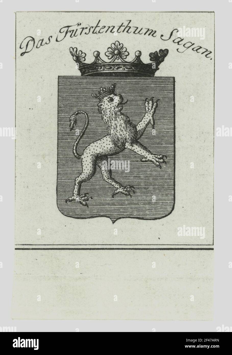 Coat of arms of Sagan Stock Photo - Alamy