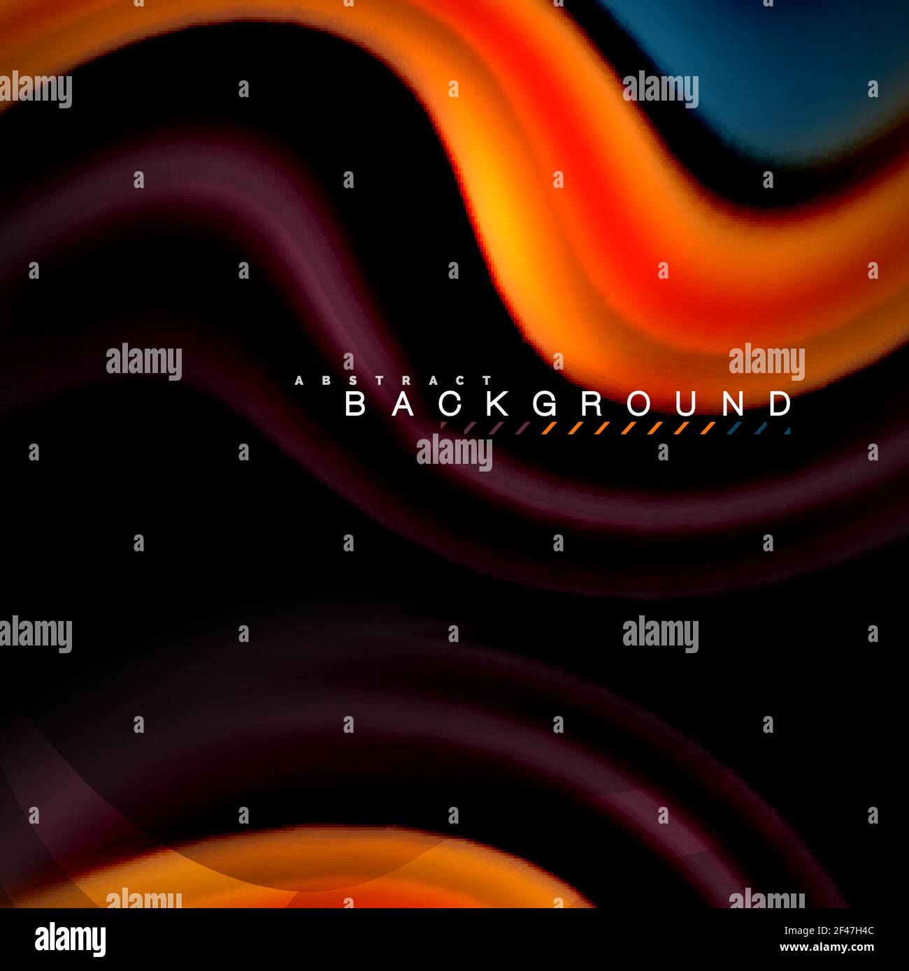 Fluid mixing colors vector wave abstract background design. Colorful ...