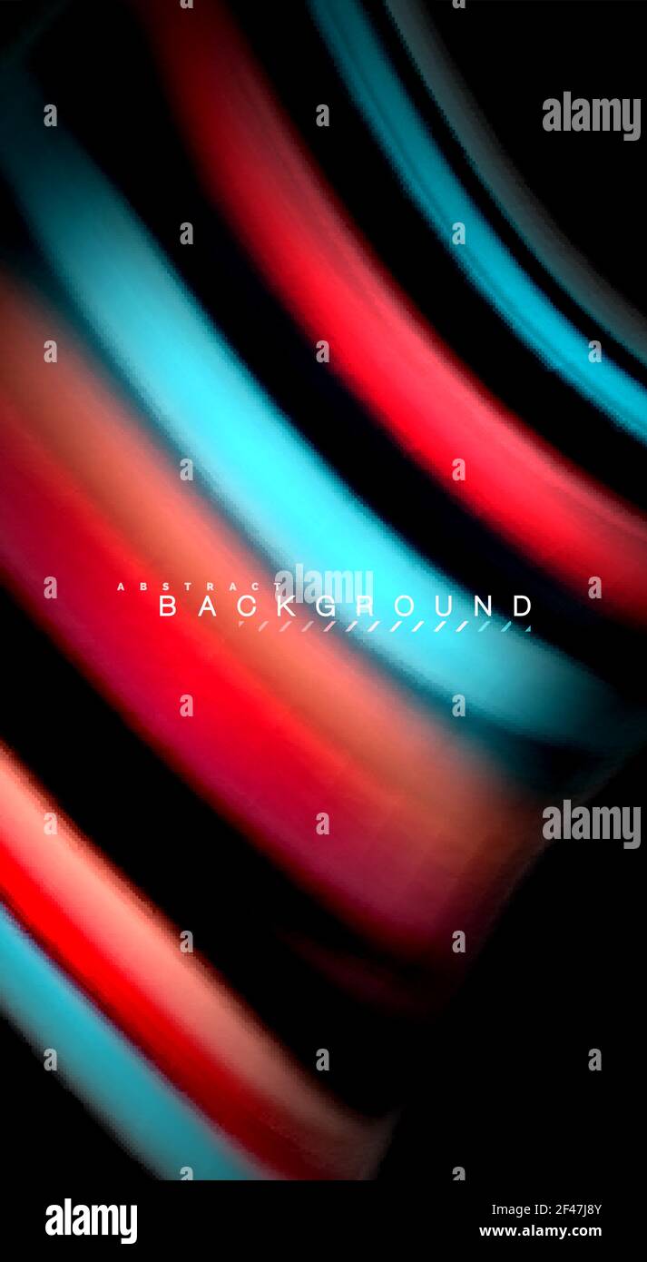Blur color wave lines abstract background. Blur color wave lines ...