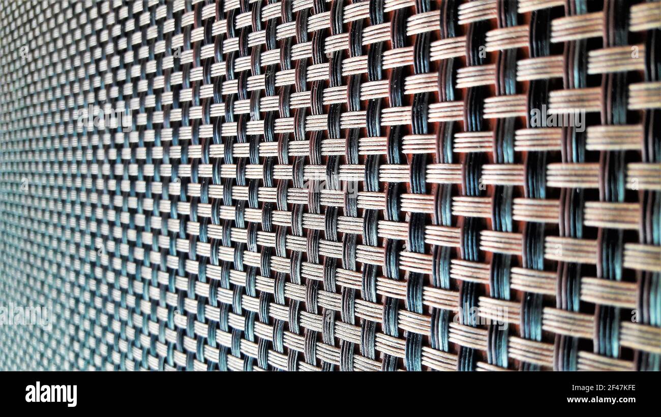 A closeup shot of woven rattan texture Stock Photo - Alamy
