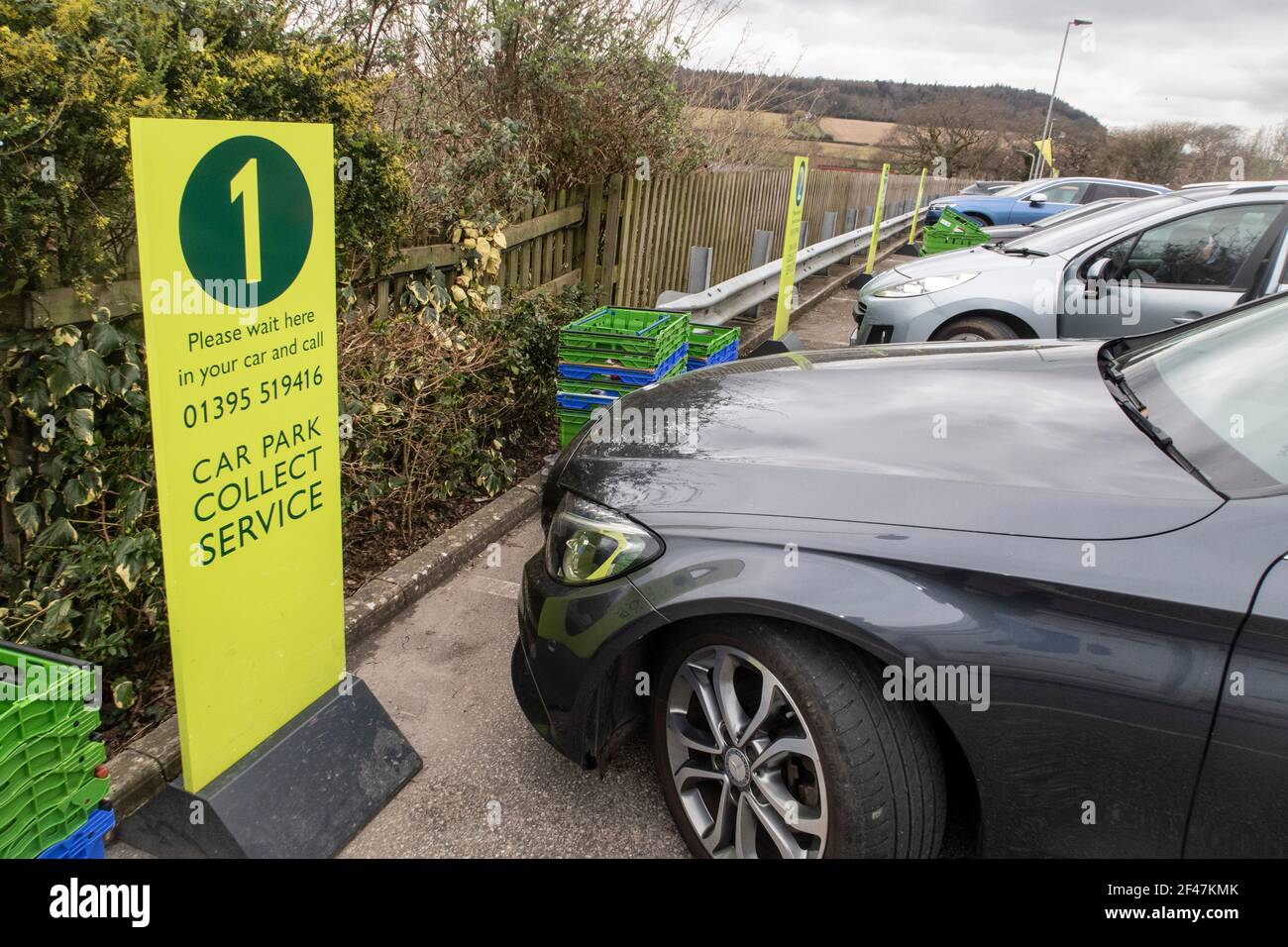 Waitrose Click and Collect grocery service, Car Park Collect, in ...