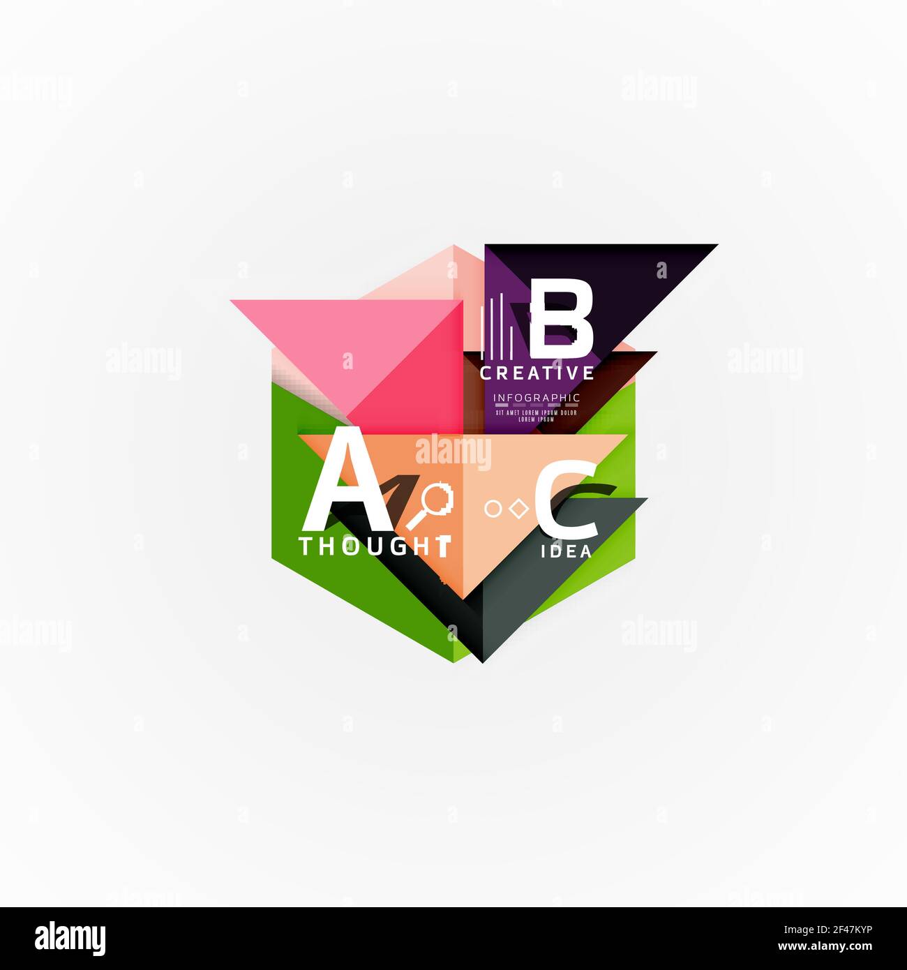 Paper option steps diagram infographic layout. Paper option steps ...