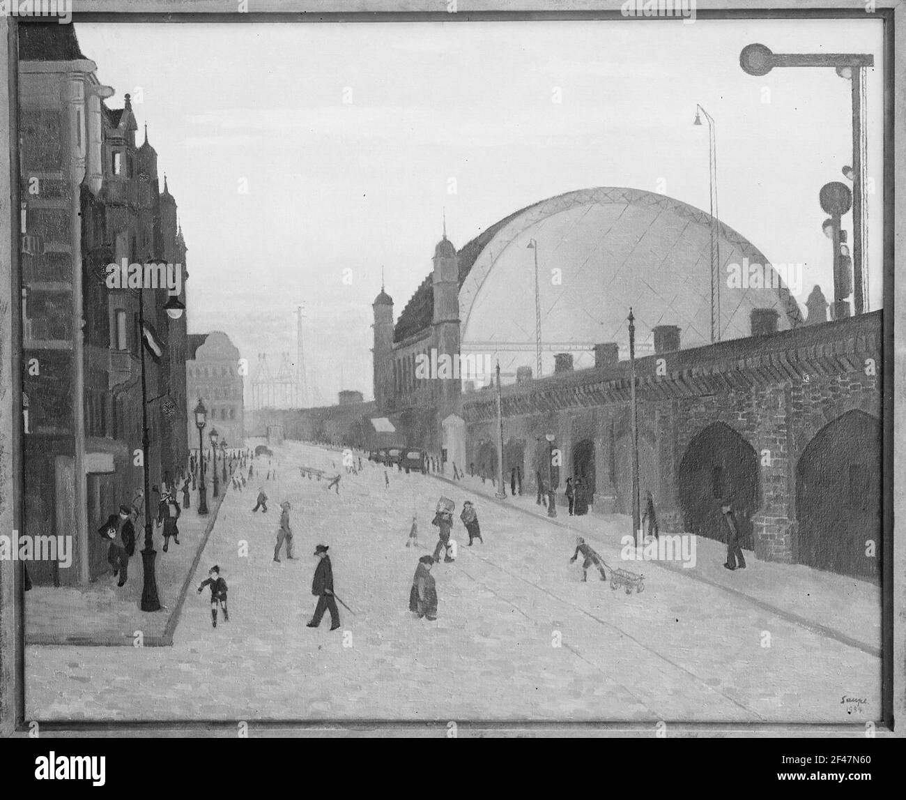 Bahnhof mitte Black and White Stock Photos & Images - Alamy