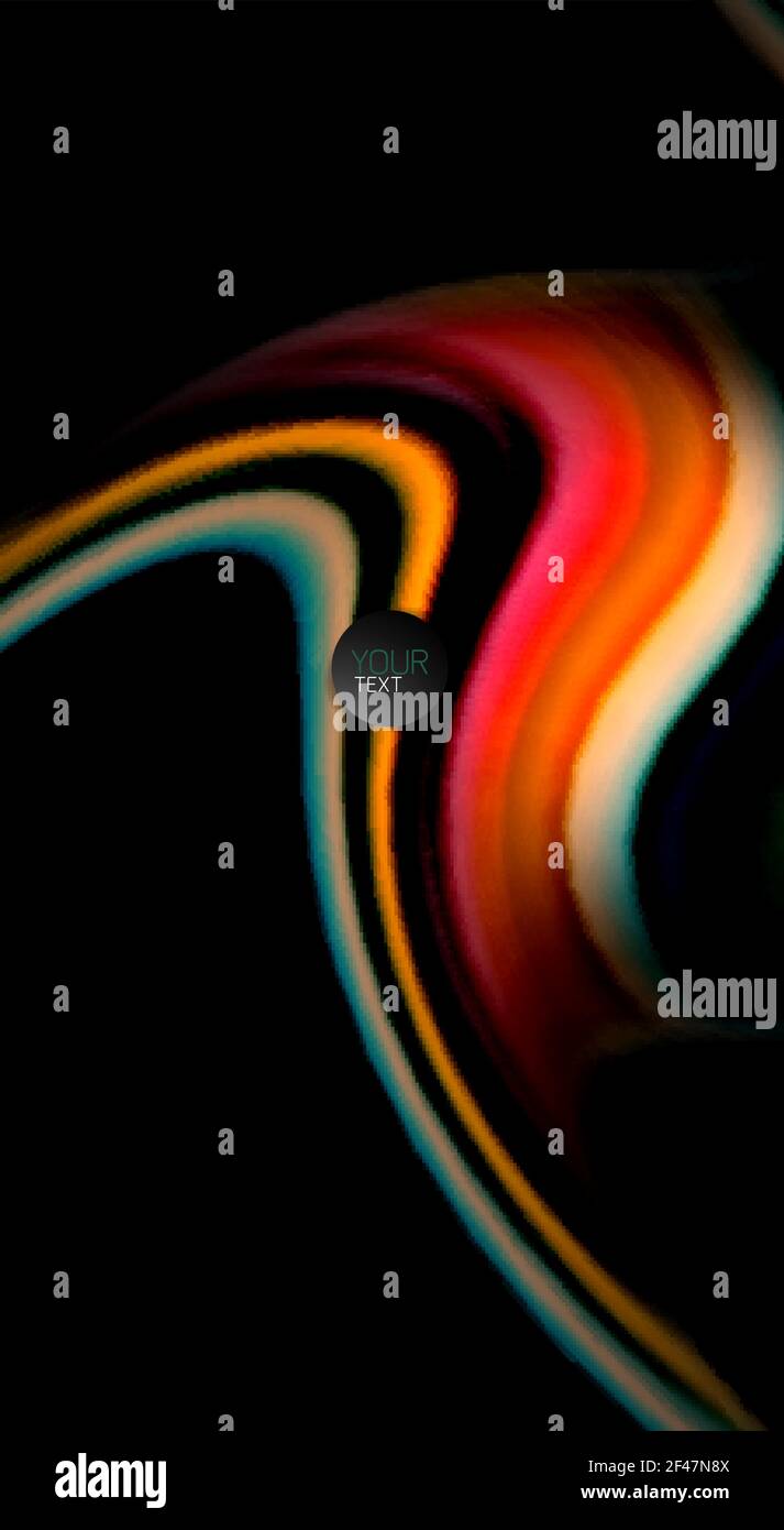 Blur color wave lines abstract background. Blur color wave lines ...