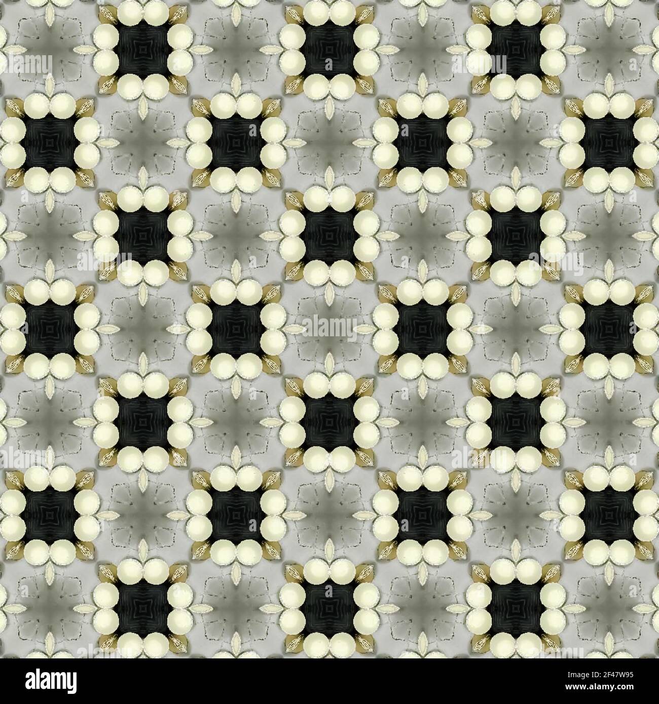 An illustration of abstract square patterns on gray background Stock ...
