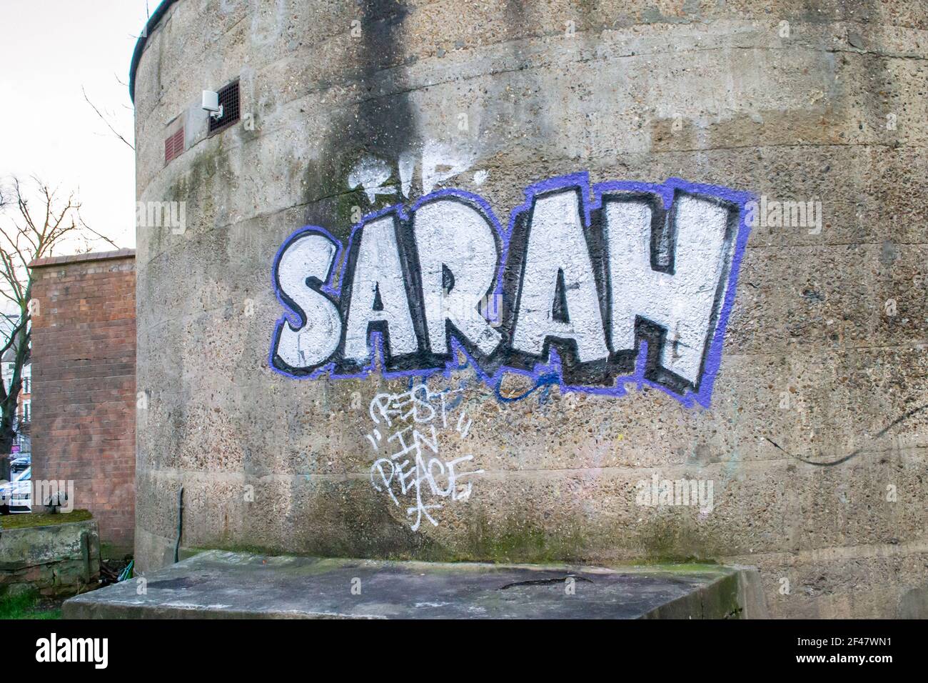 Sara Name Graffiti