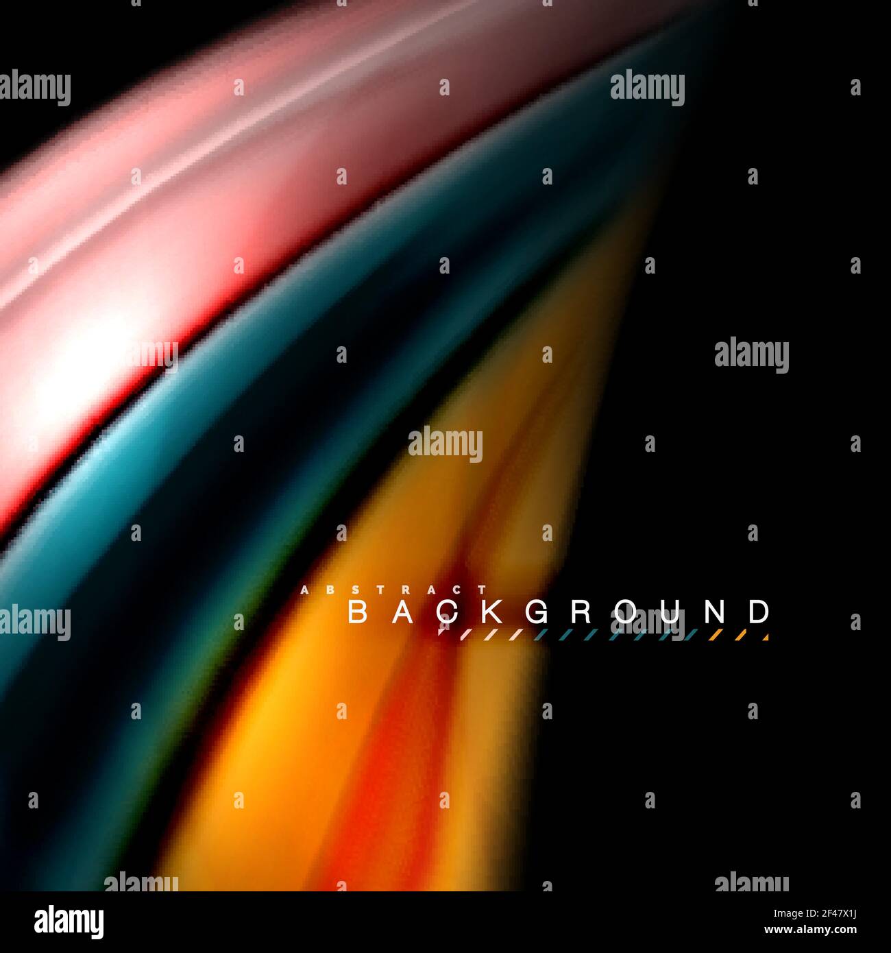 Fluid mixing colors vector wave abstract background design. Colorful ...