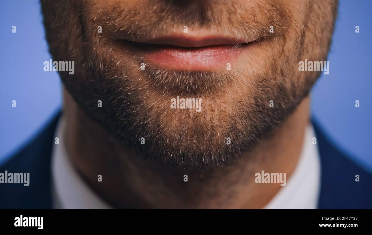 Bearded man smiling hi-res stock photography and images - Alamy