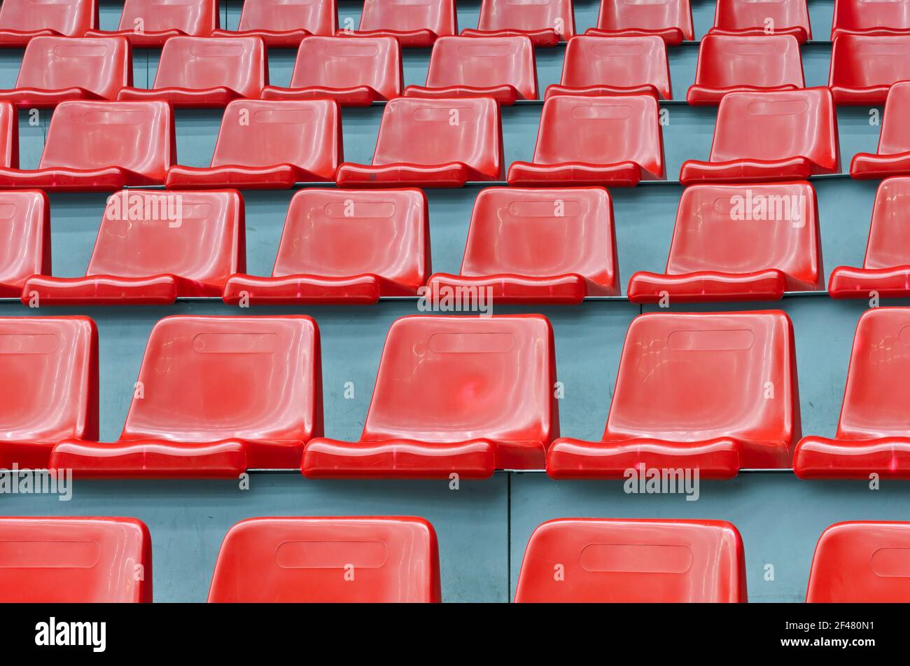 Red seating pattern football stadium hi-res stock photography and ...