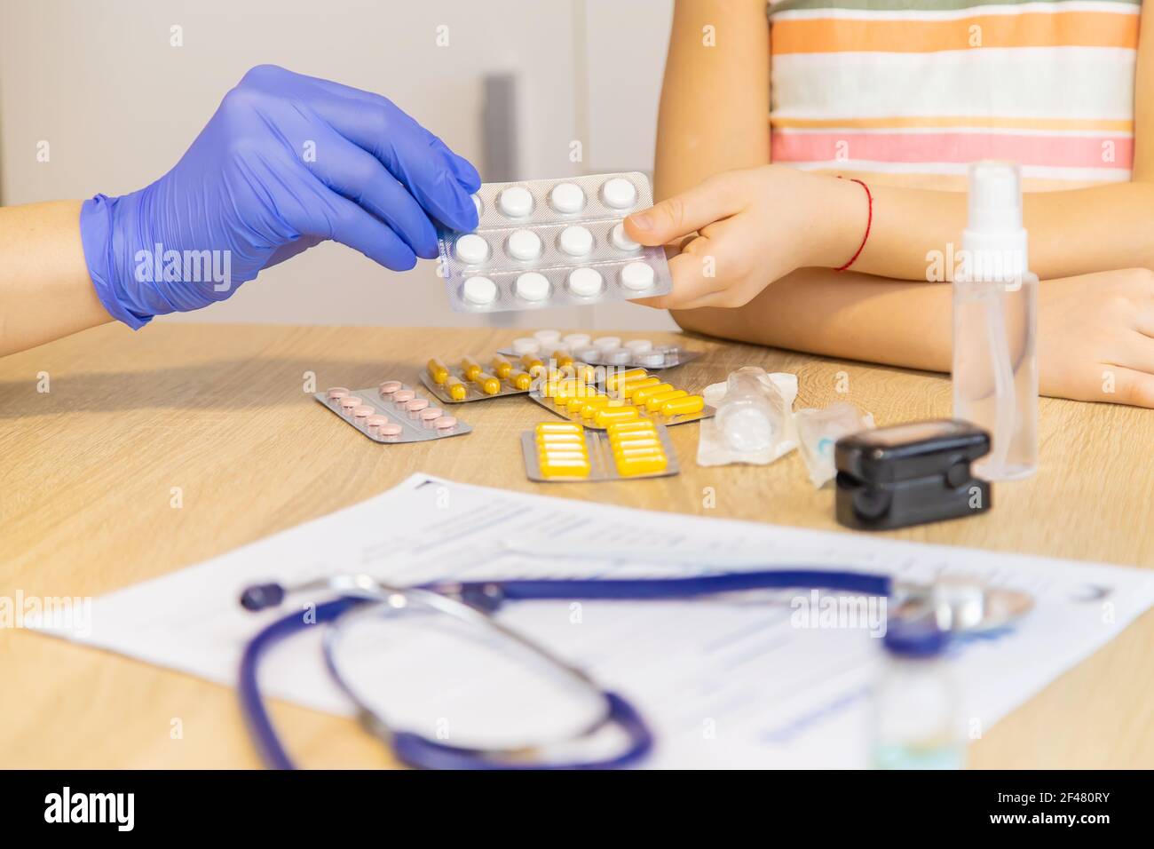 Injection vaccine against virus, injecting child Stock Photo - Alamy