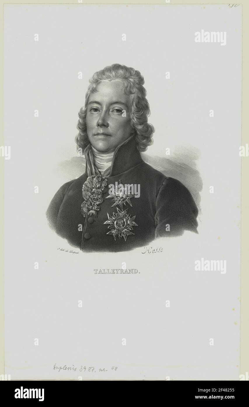 Portrait of Charles-Maurice de Talleyrand-Périgord Stock Photo - Alamy