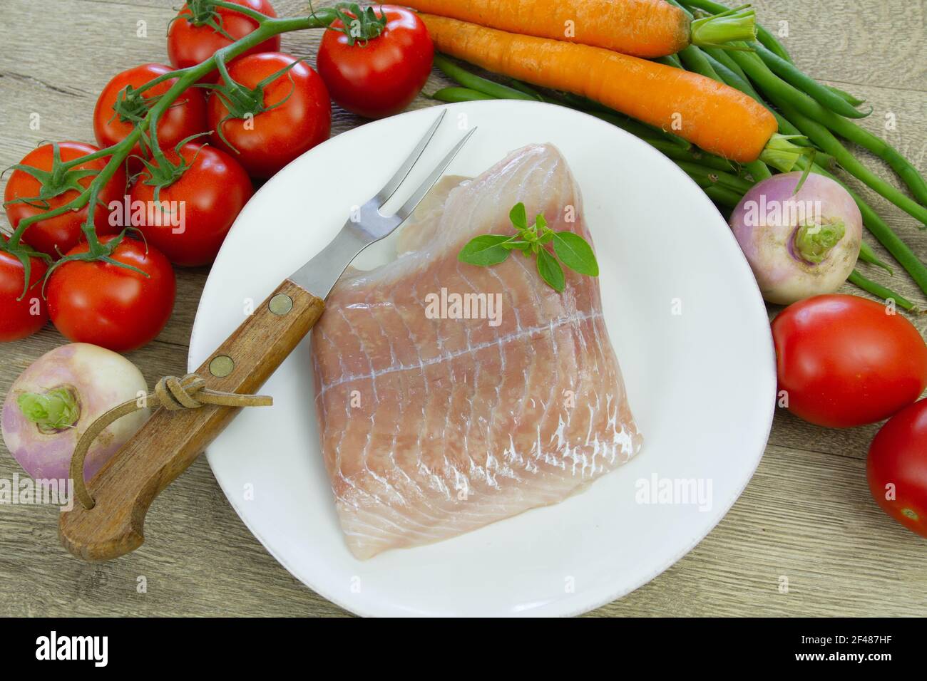 Coley fillet hi-res stock photography and images - Alamy