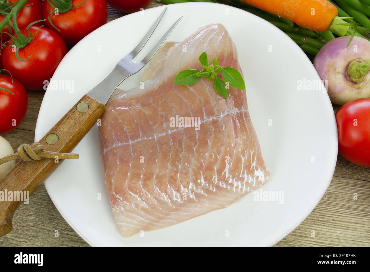 Coley fillet hi-res stock photography and images - Alamy