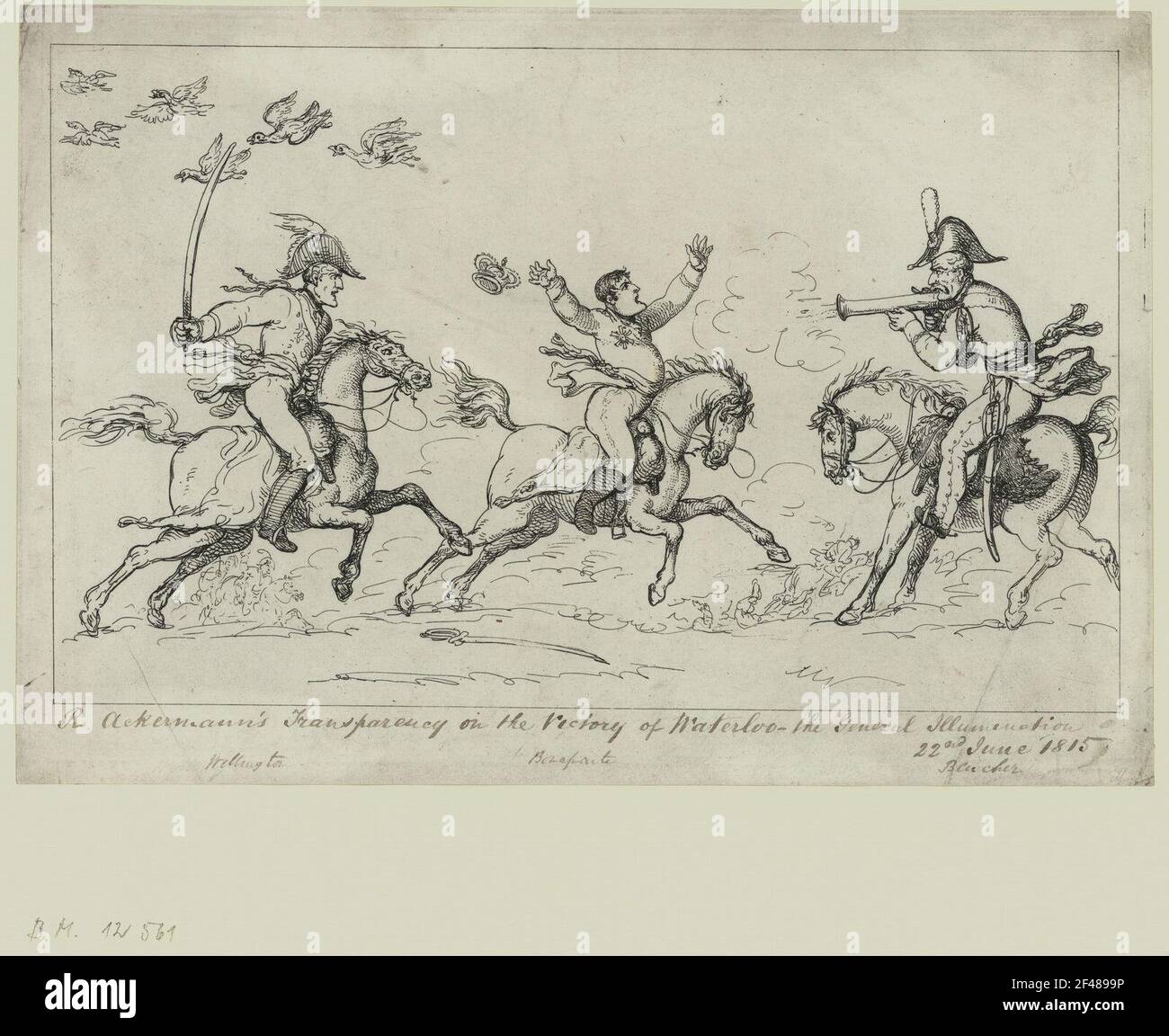 Battle of Waterloo Stock Photo - Alamy