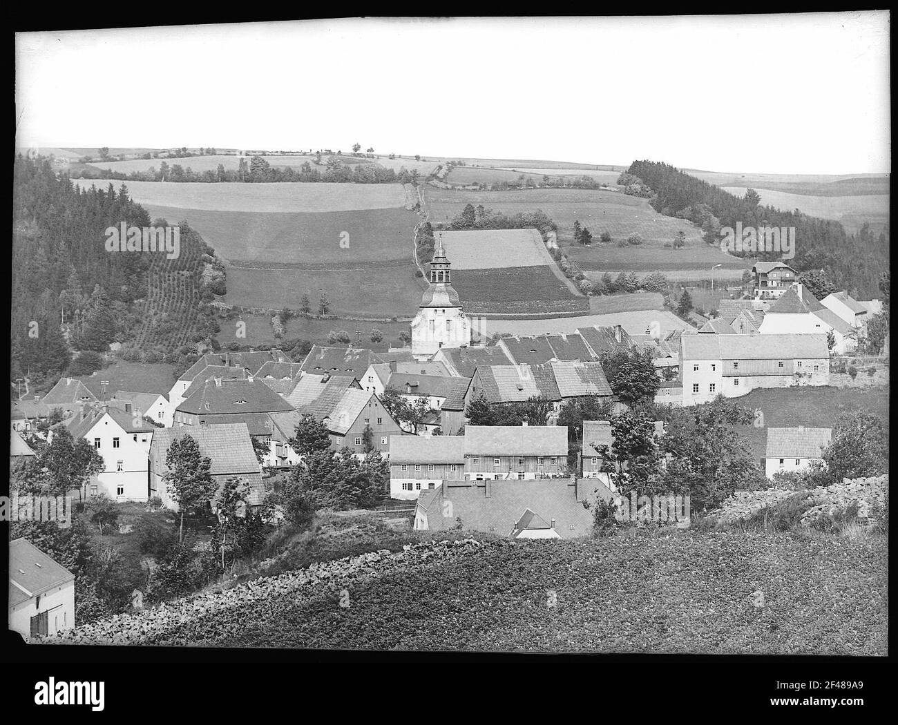 View of Lauenstein Stock Photo - Alamy