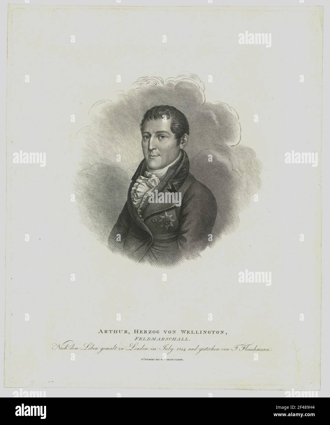 Portrait of Arthur Wellington Stock Photo - Alamy