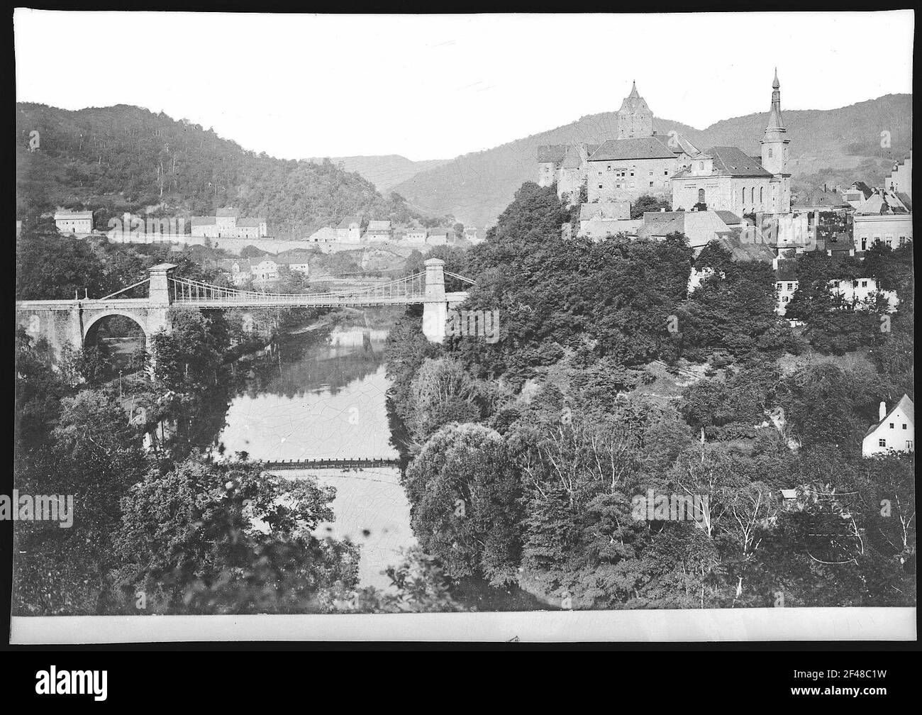 Elbogen. View of elbogen Stock Photo - Alamy