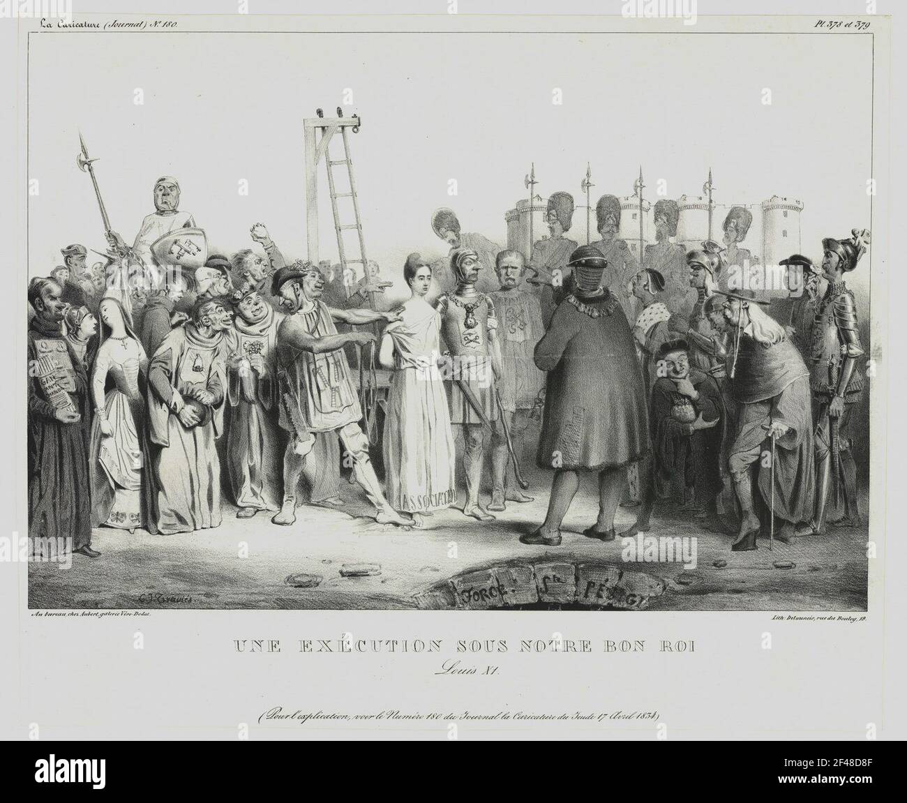 An execution under our good king Stock Photo - Alamy