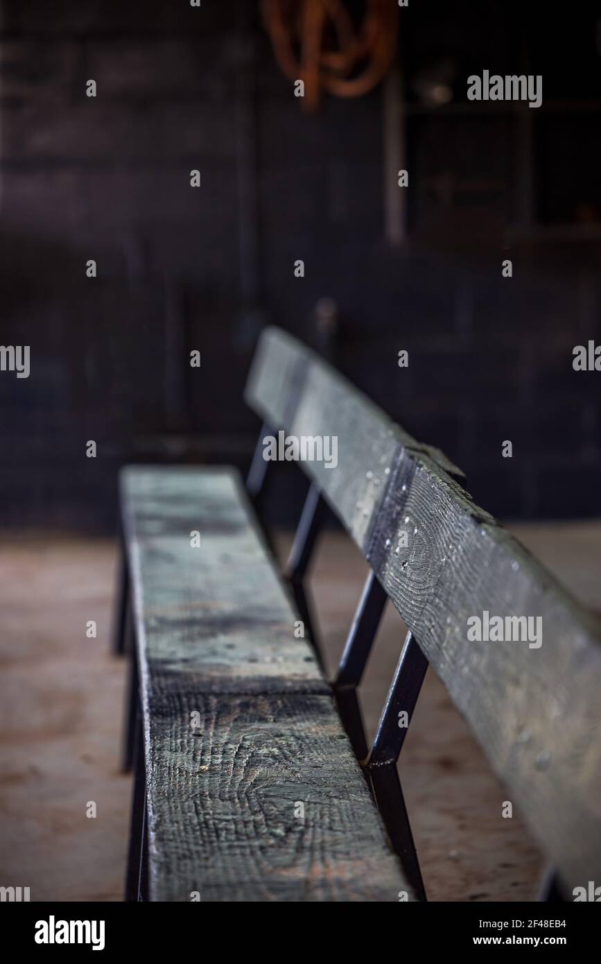 Dugout bench hi-res stock photography and images - Alamy