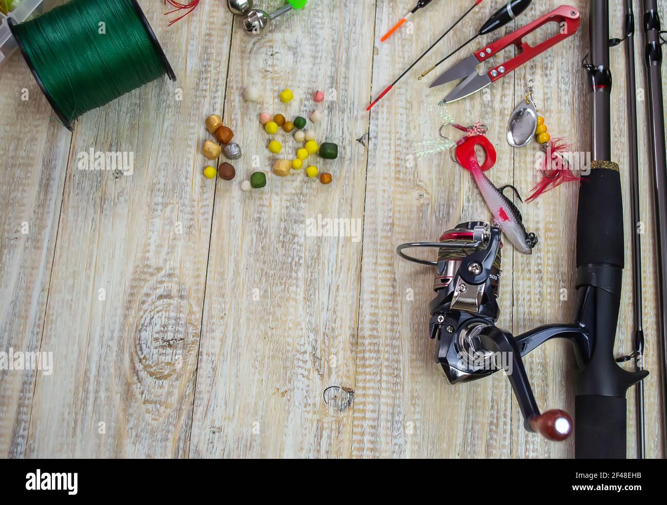 Rubber fishing lures accessories hi-res stock photography and images ...