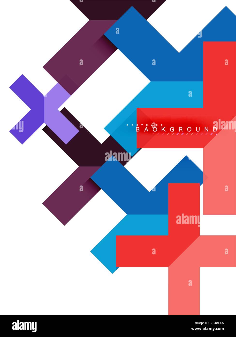 Multicolored abstract geometric shapes, geometry background for web ...