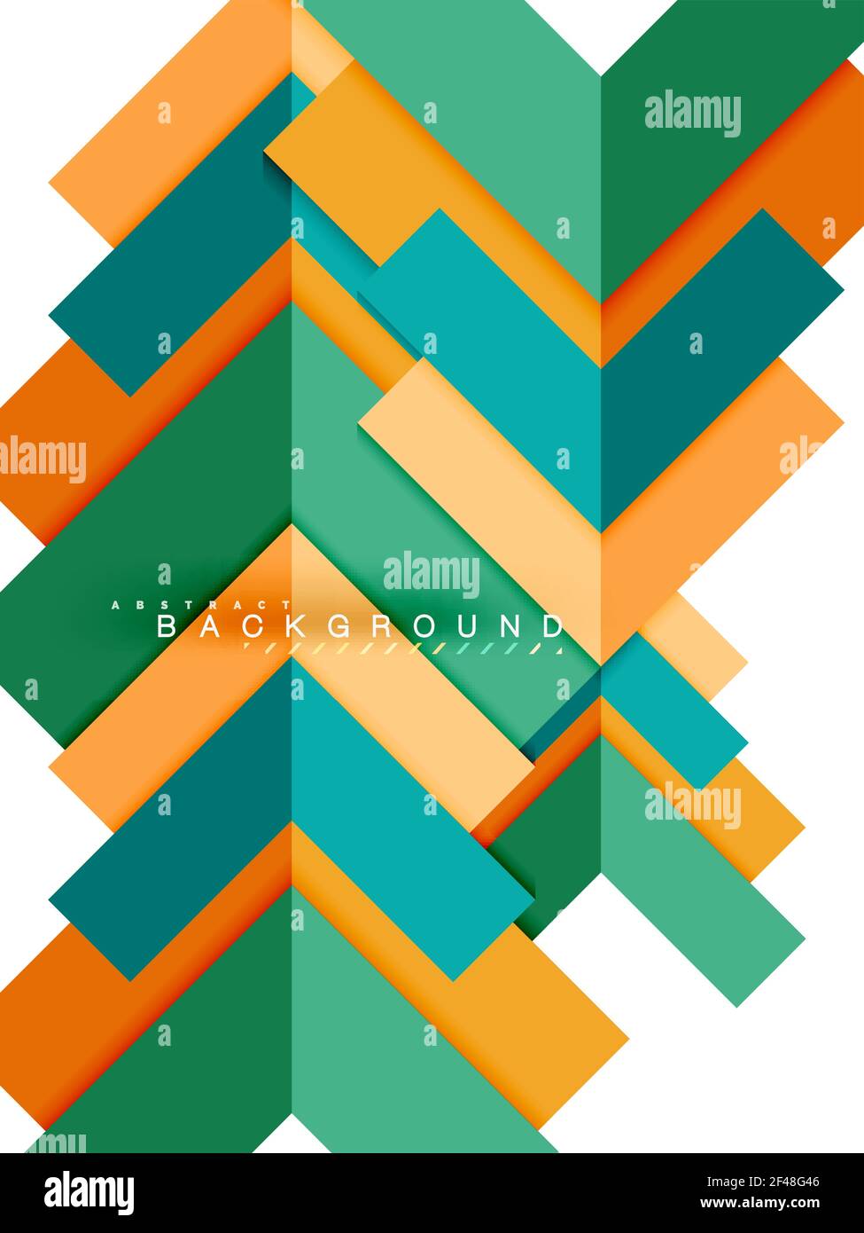 Multicolored Abstract Geometric Shapes Geometry Background For Web Banner Multicolored