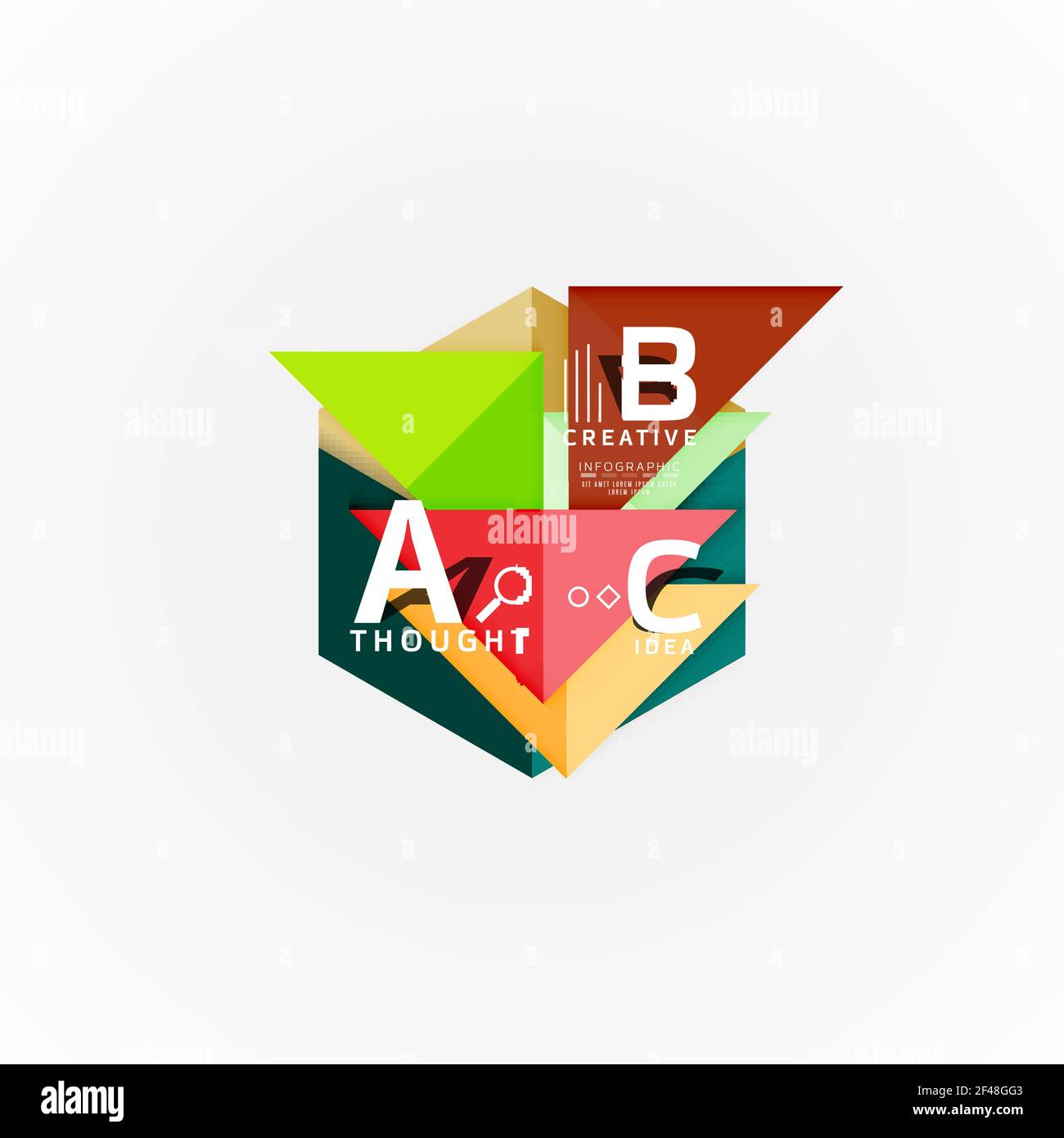 Paper option steps diagram infographic layout. Paper option steps ...