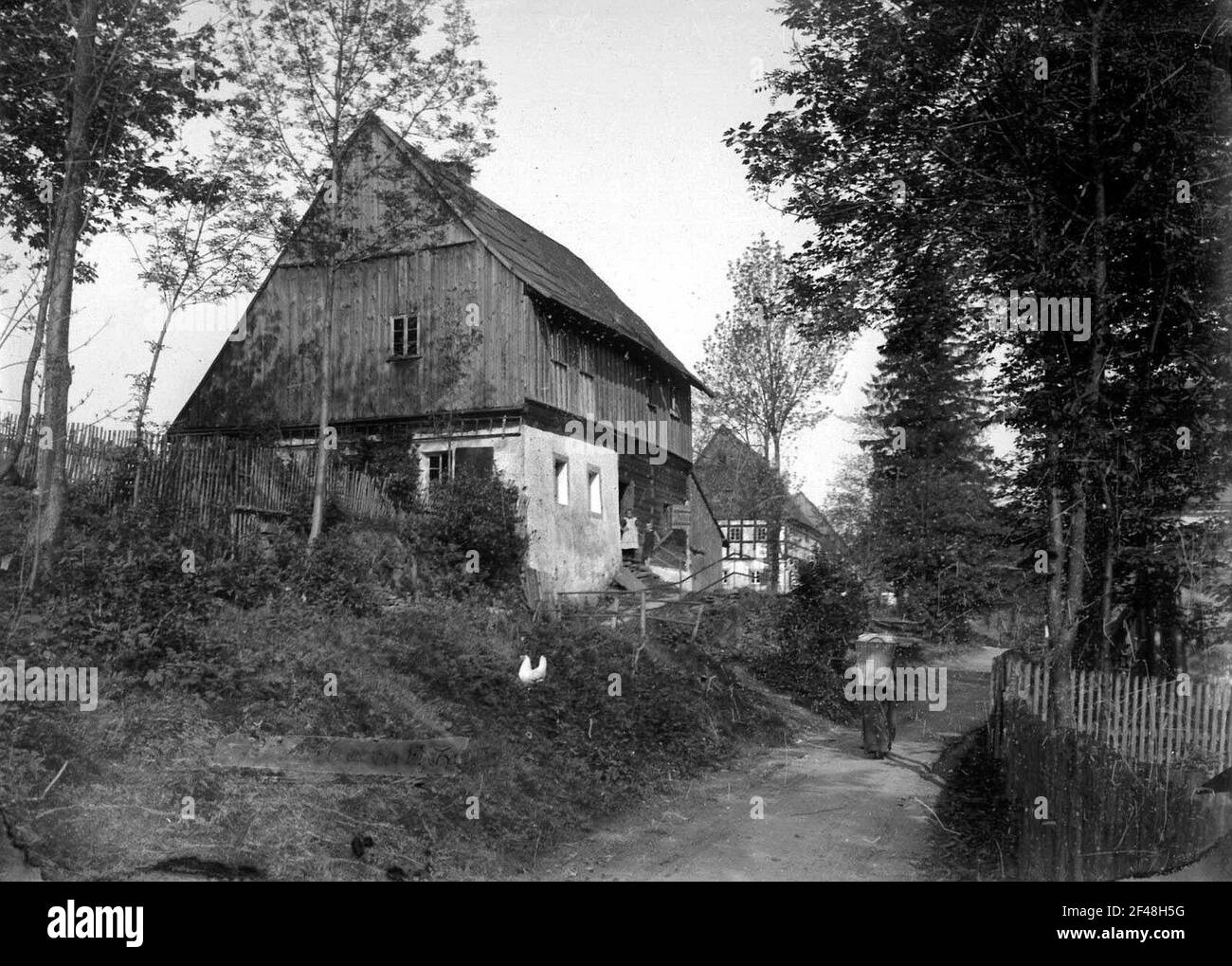 The old hacker Sachs house Stock Photo - Alamy