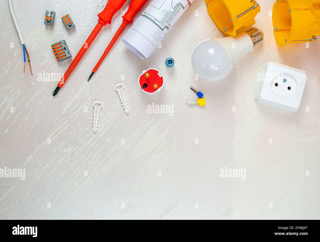 Electrician tools hi-res stock photography and images - Alamy