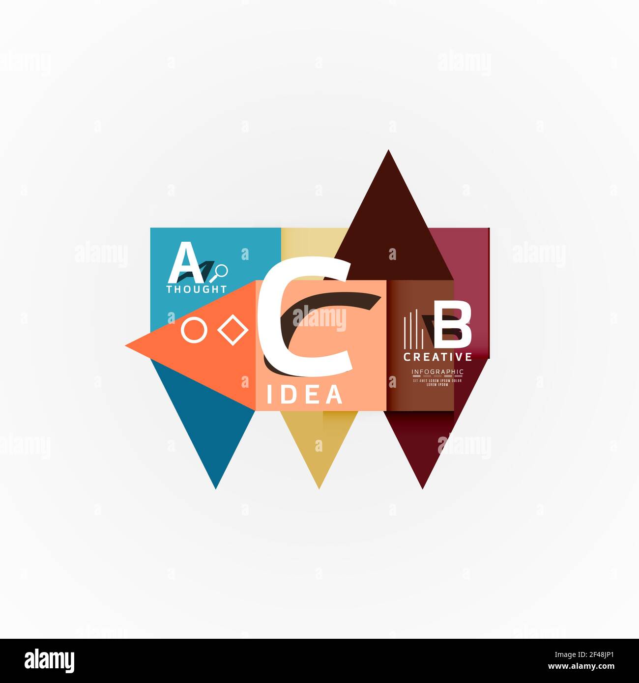 Paper option steps diagram infographic layout. Paper option steps ...